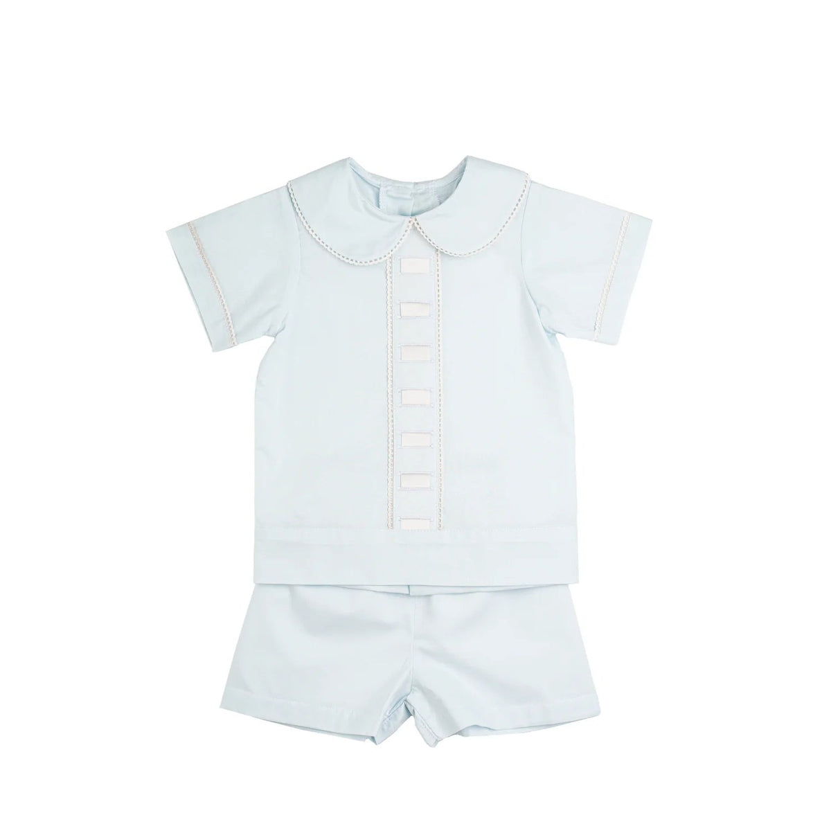 Lullaby Set Nate Short Set Blessings Blue Batiste – Fun & Fancy ...
